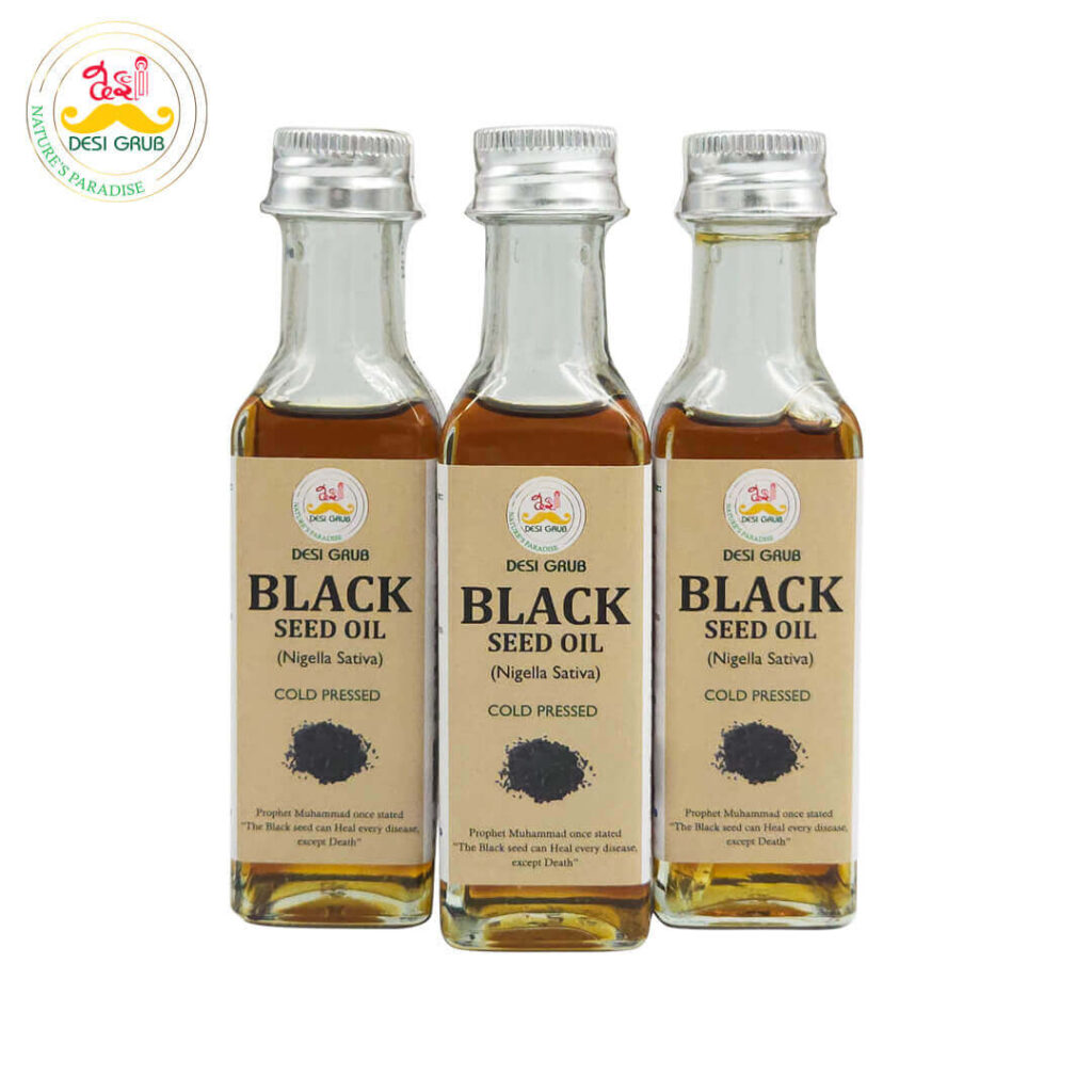 Desi Grub Black Seed Oil – Pure Nigella Sativa Elixir